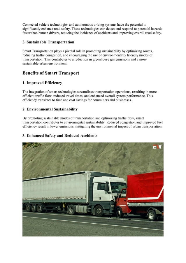 Smart Transportation Technologies: Definition, Benefits, And Impact ...