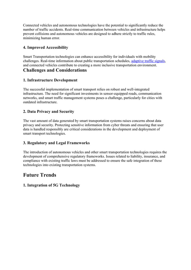 Smart Transportation Technologies: Definition, Benefits, And Impact ...