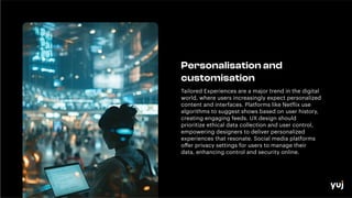 Navigating the future- Anticipating user trends in connected ...