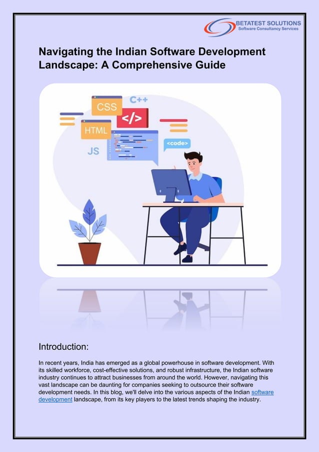 Navigating the Indian Software Development Landscape A Comprehensive ...