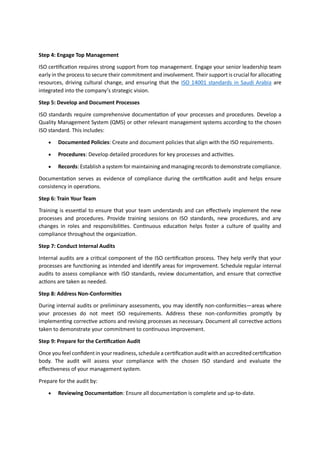 Navigating the ISO Certification Process A Step-by-Step Guide for Saudi ...