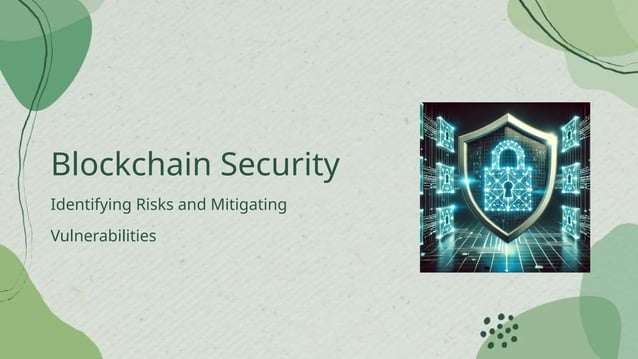 Blockchain Security Unveiled: Risks & Resilience | PPT