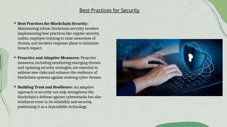 Blockchain Security Unveiled: Risks & Resilience | PPT