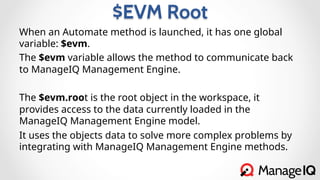 Design Summit - Navigating the ManageIQ Object Model - Brad Ascar | PDF ...