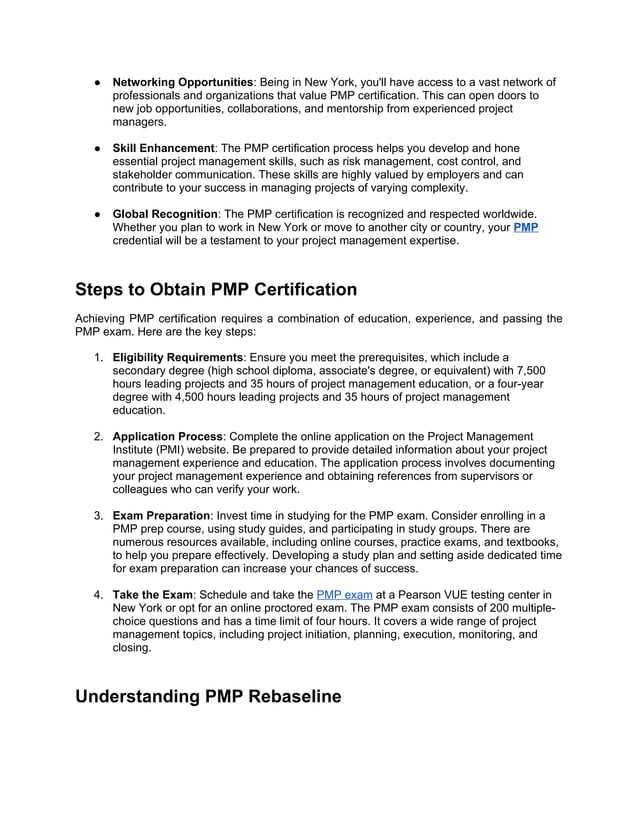 Navigating the PMP Certification in New York_ Understanding PMP ...