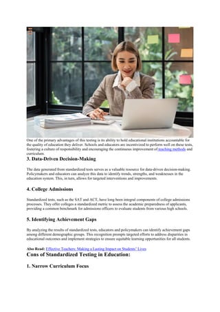 10 Pros and Cons of Standardized Testing in Education | Future ...