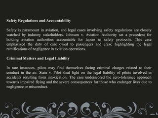 Navigating the Skies: A Closer Look at Pilot Legal Cases | PPT ...