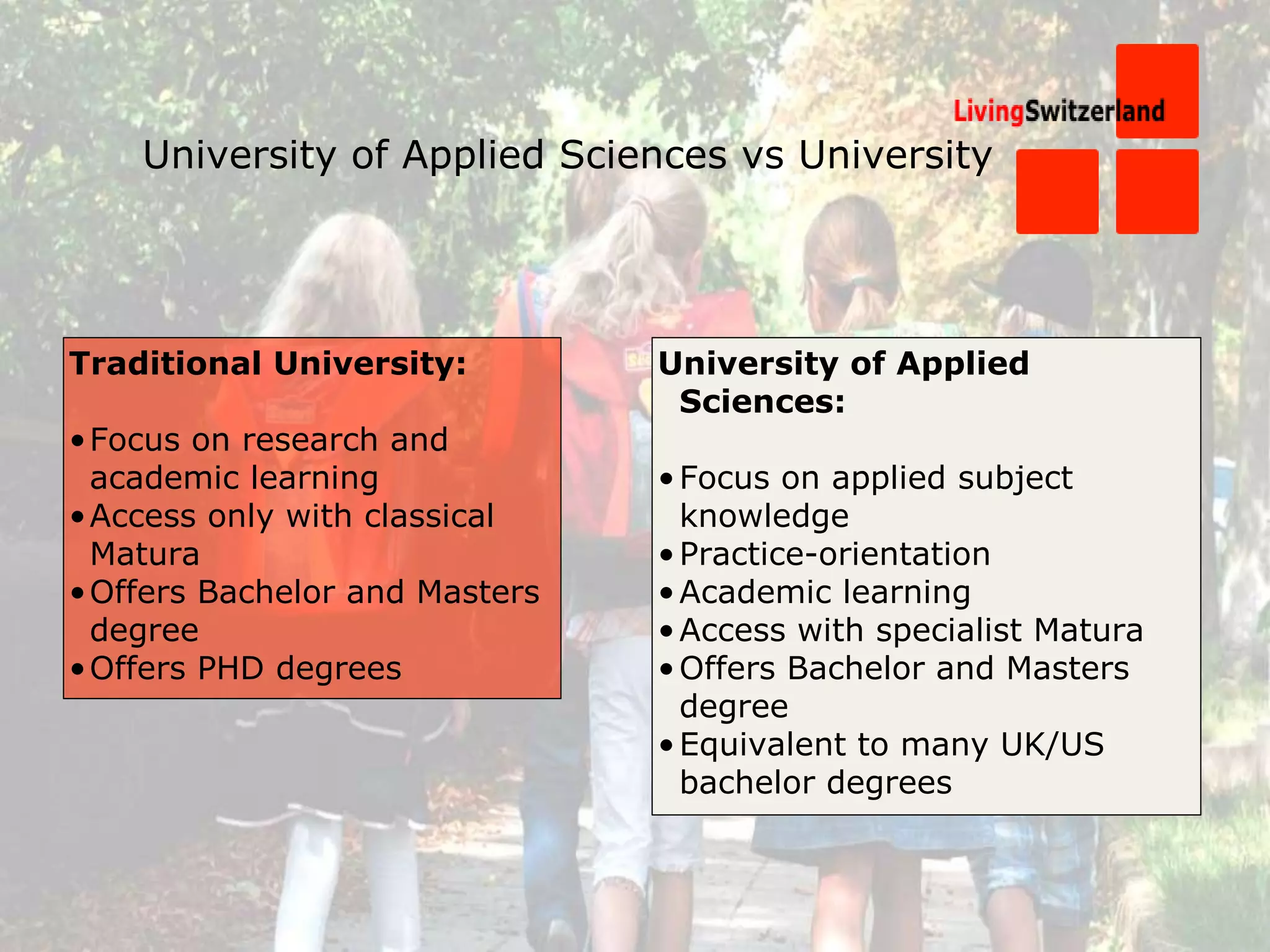 Navigating the swiss school system Zurich presentation short | PPTX ...