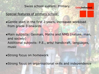 Navigating the swiss school system Zurich presentation short | PPTX ...