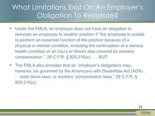 Navigating the top fmla concerns evergreen | PPT