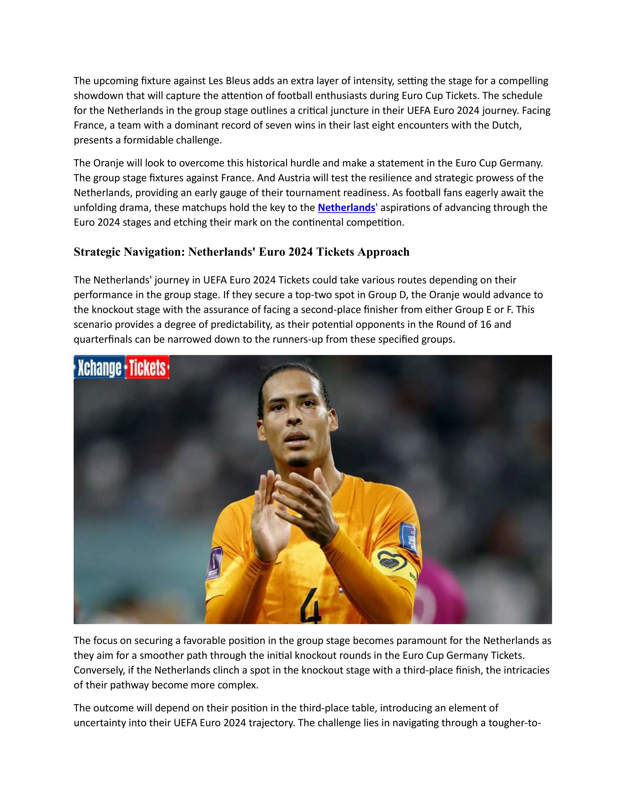 Navigating the UEFA Euro 2024 Maze Netherlands' Unveiled Journey.docx