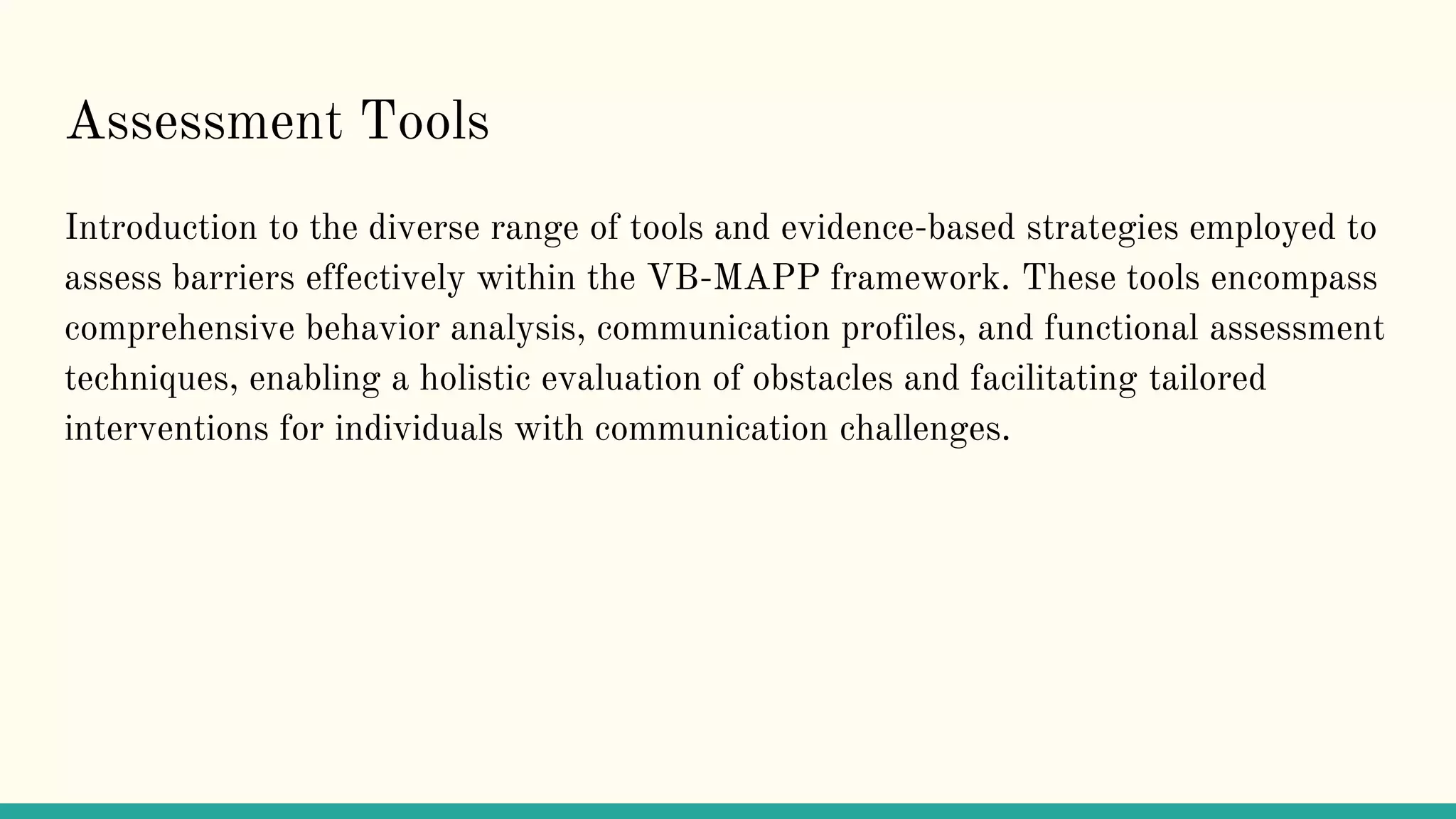 Navigating the VB-MAPP Assessment_ Identifying and Overcoming Barriers.pptx