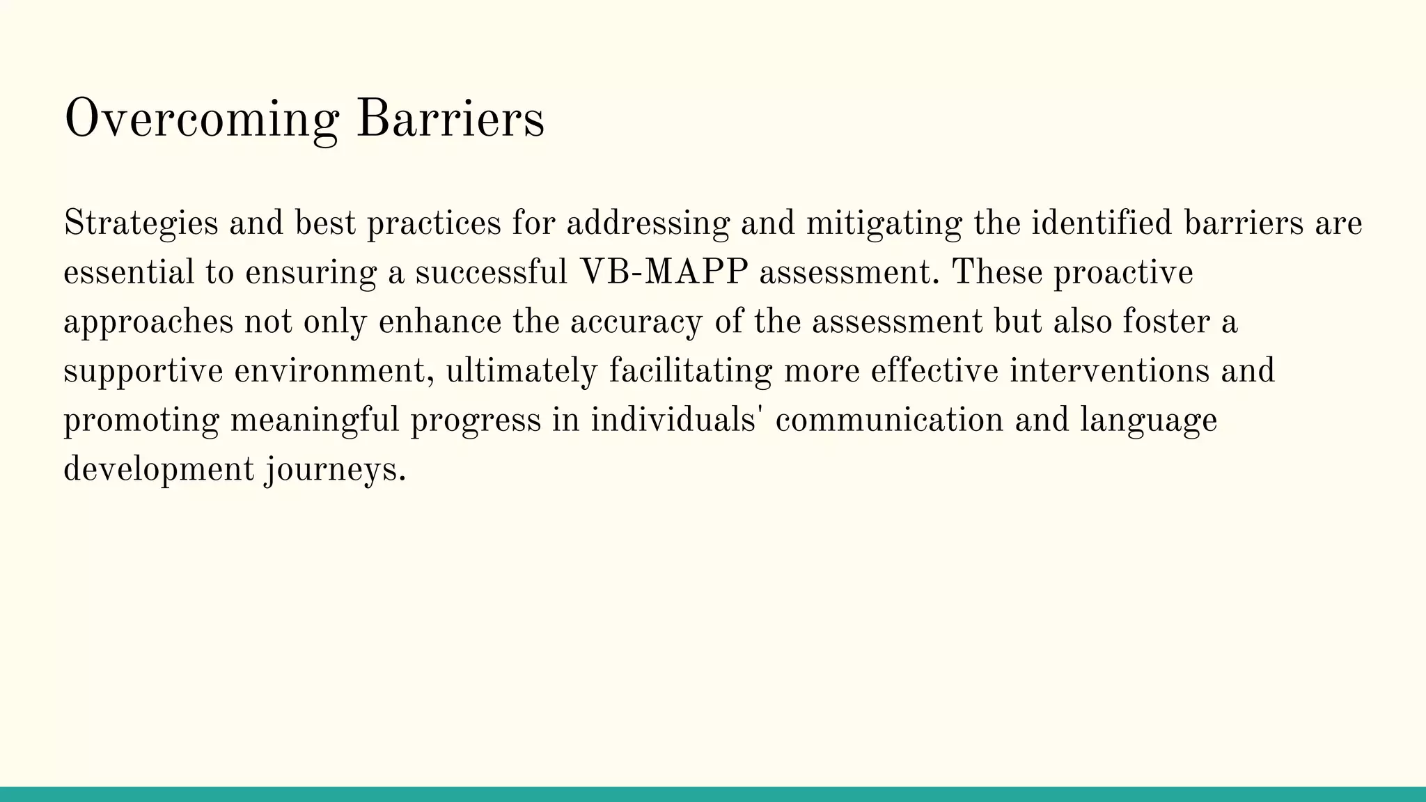 Navigating the VB-MAPP Assessment_ Identifying and Overcoming Barriers.pptx