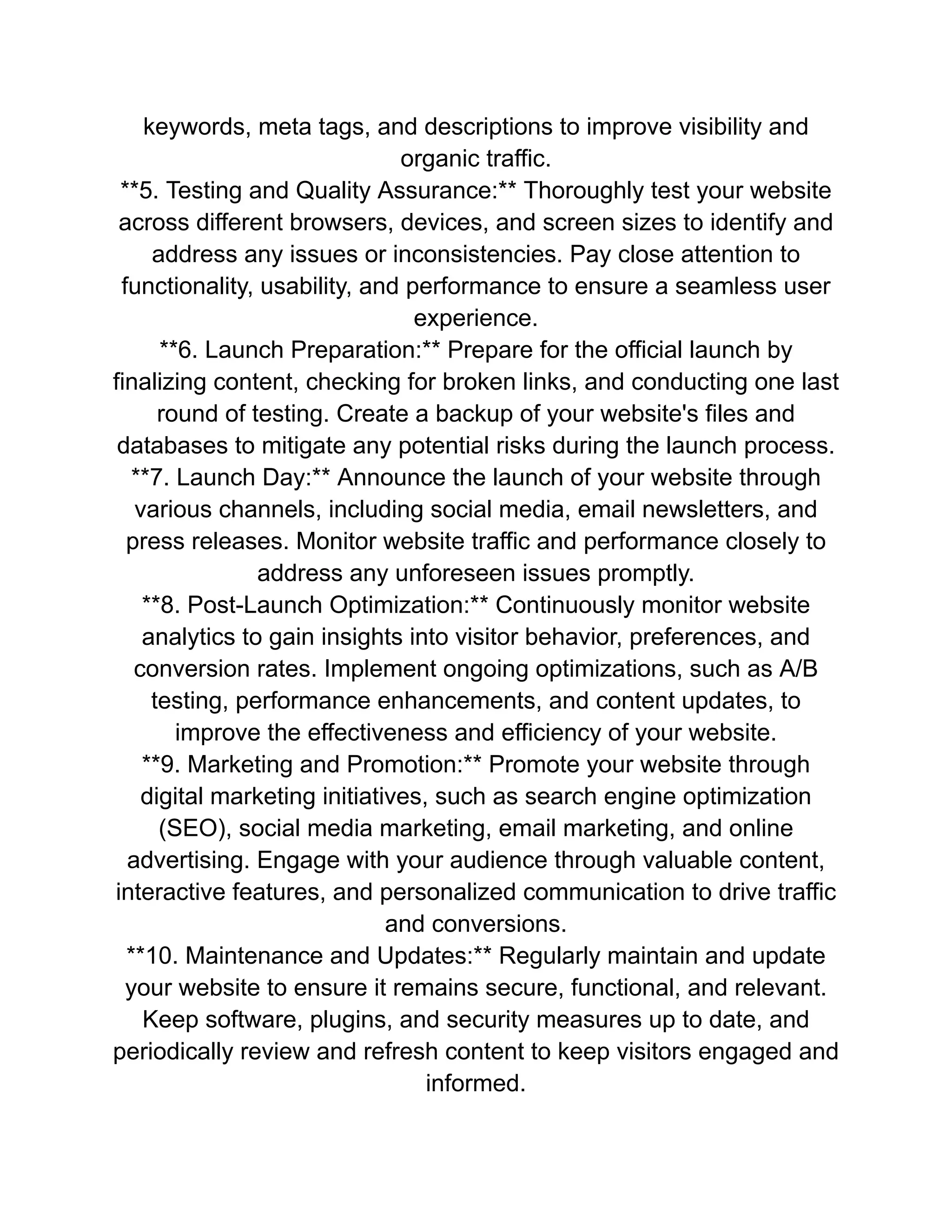 Navigating the Website Launching Process: A Comprehensive Guide | PDF Navigating the Website Launching Process: A Comprehensive Guide | PDF