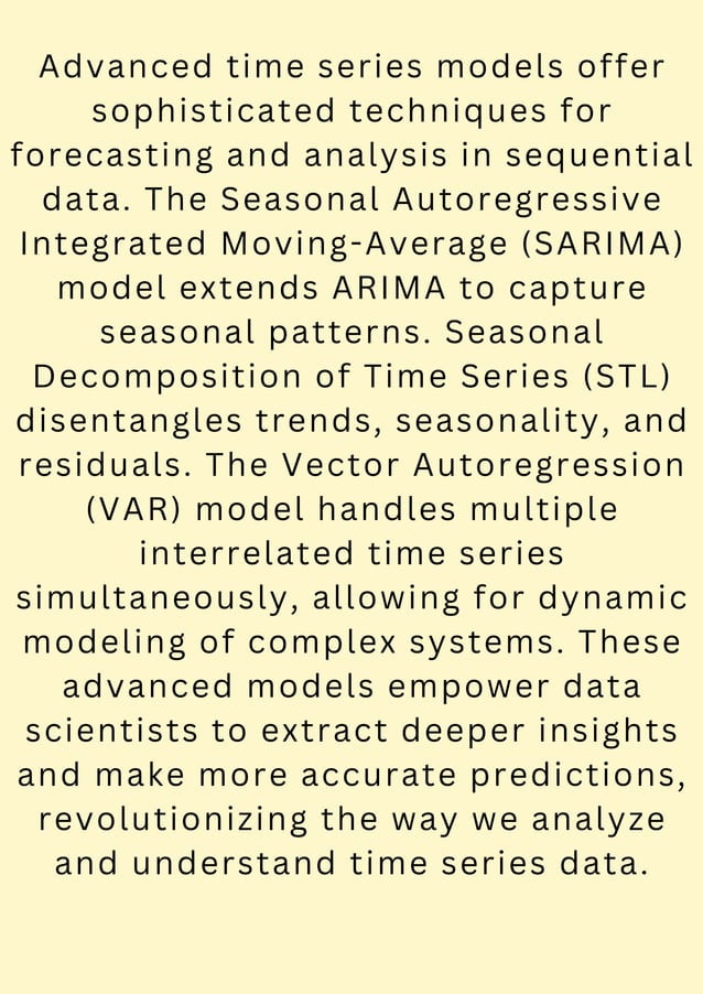 Exploring time series analysis: Methods and Classifications | PDF