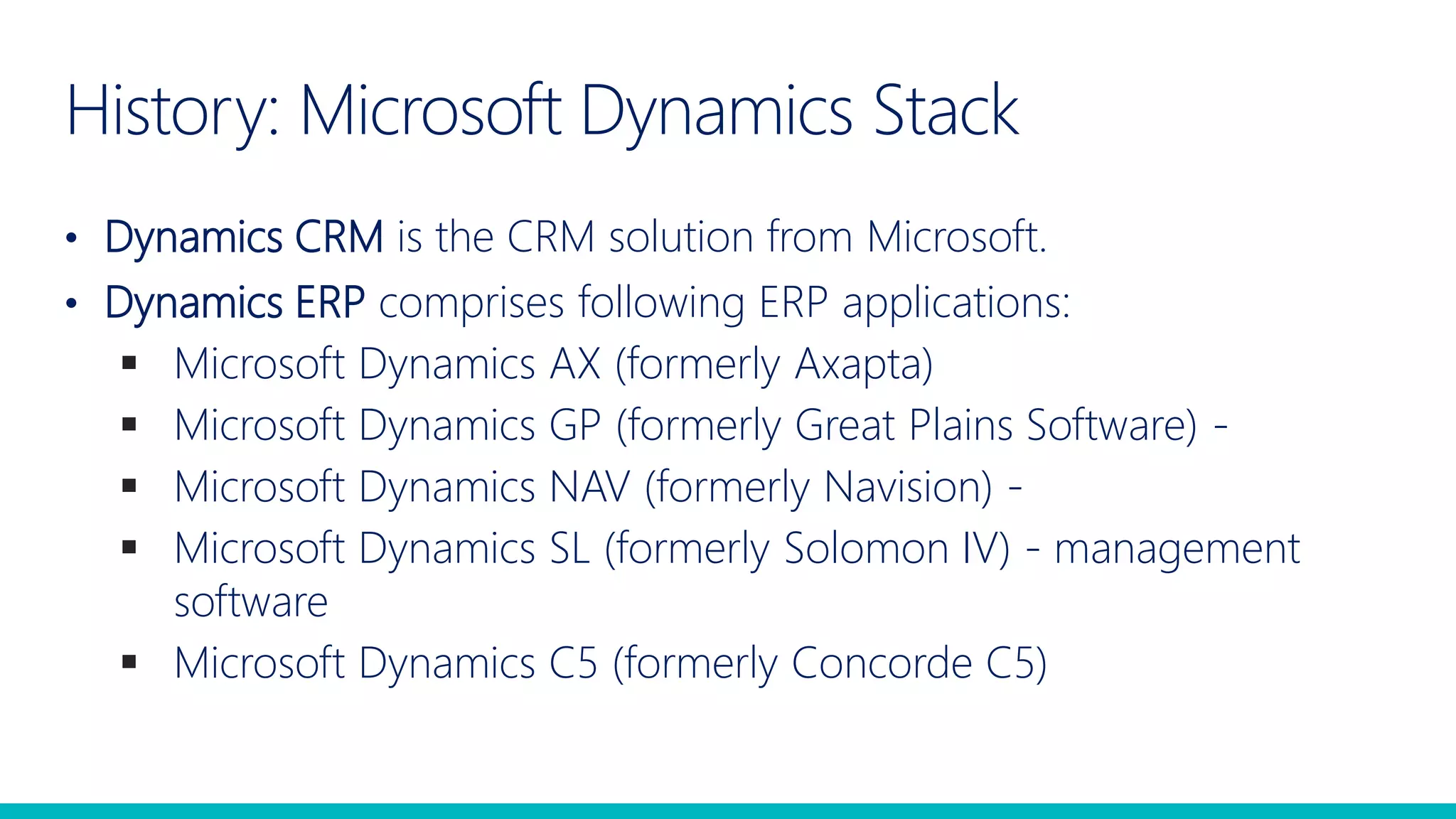 Navigating through Microsoft Dynamics 365 landscape | Dynamics 365 for ...