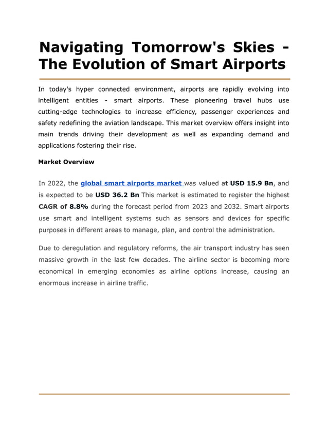 Navigating Tomorrow's Skies - The Evolution of Smart Airports.pdf