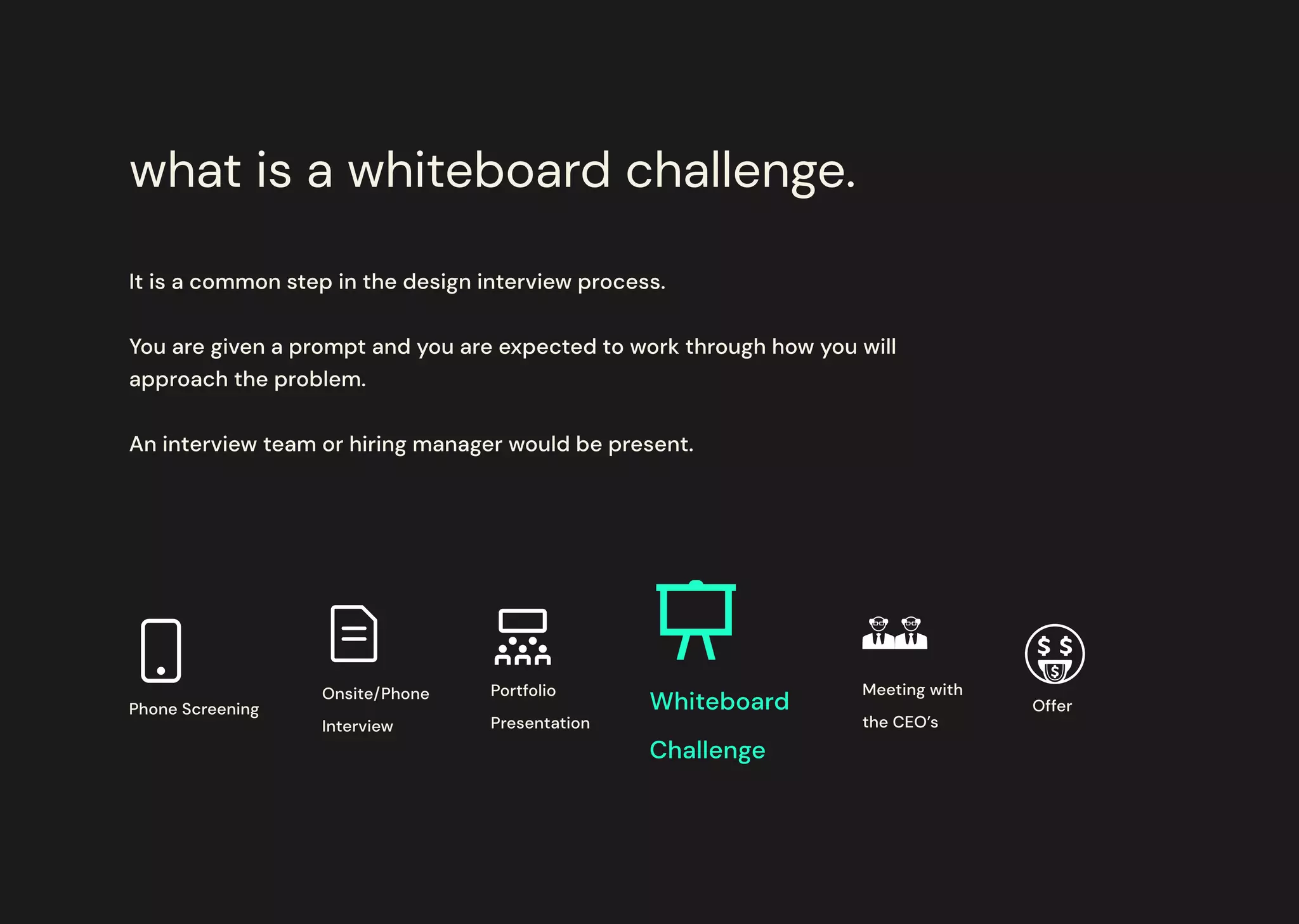 Navigating Whiteboard Challenges | PPT | Free Download