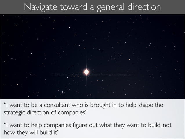 Creating a navigation system for your career | PPT