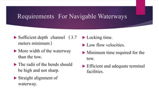 Navigation Waterways | PPTX
