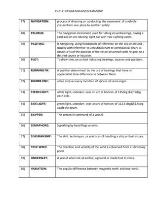Navigation glossary | DOCX