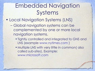 Navigation Systems | PPT