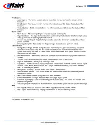 Navigation Tab | PDF | Operating Systems | Computer Software and Applications