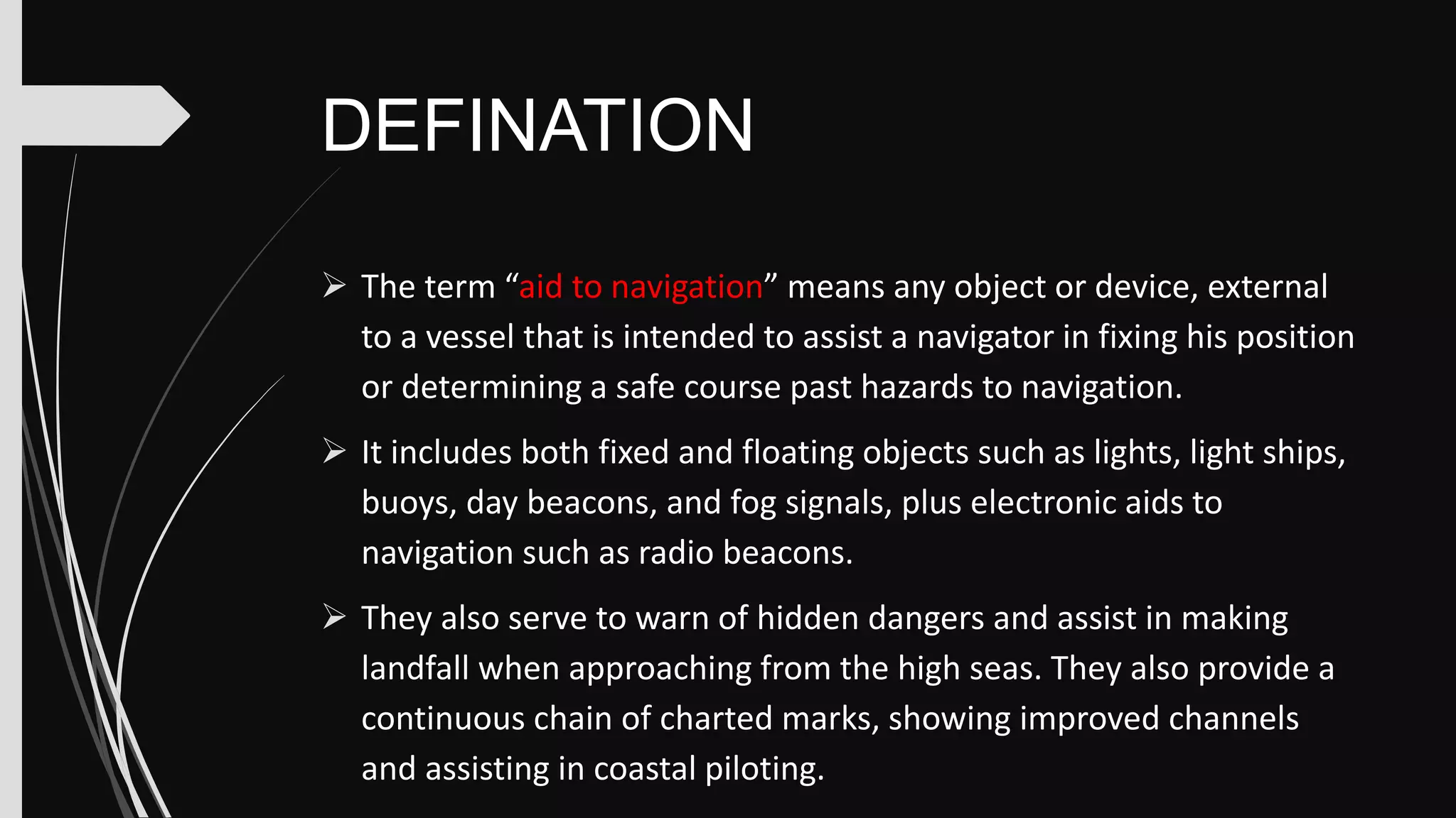 Navigational aids | PPTX