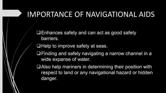 Navigational aids | PPTX