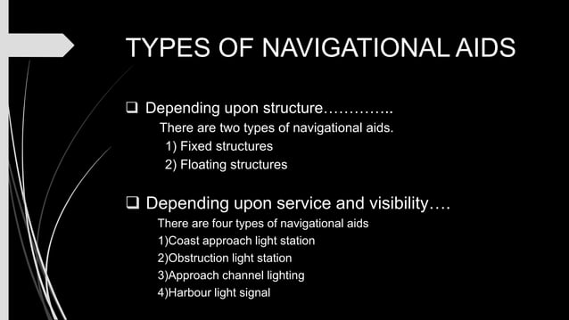 Navigational aids | PPTX