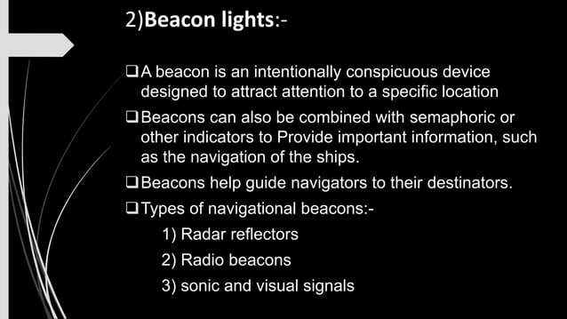 Navigational aids | PPTX