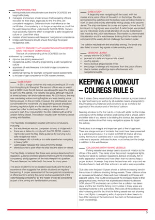 Navigational incidents and collisions | PDF