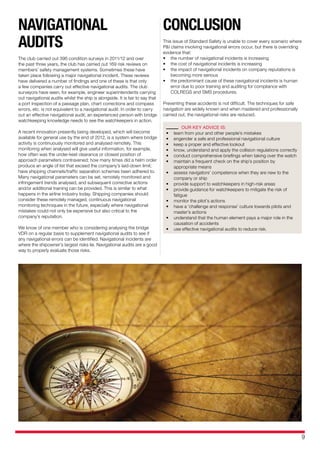 Navigational incidents and collisions | PDF