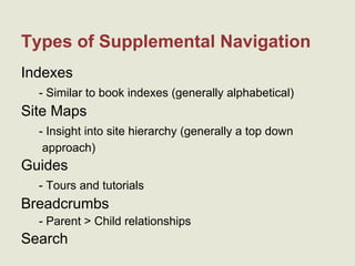 Navigation and menus | PDF