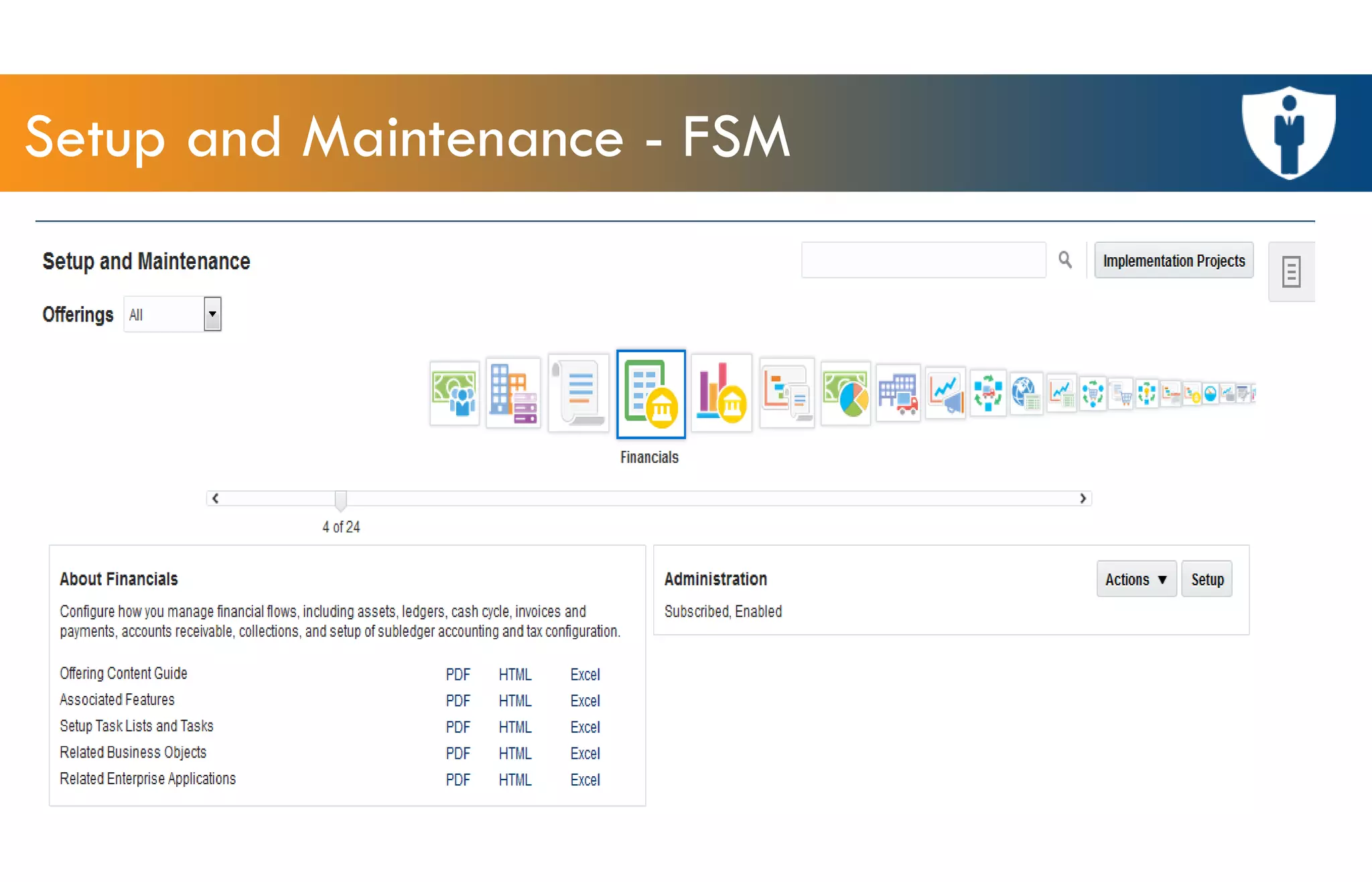 Oracle Fusion Applications Navigation and Roles | PDF
