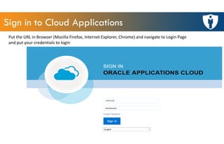 Oracle Fusion Applications Navigation and Roles | PDF
