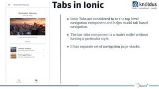 Navigation and Routing in Ionic Apps | PPT