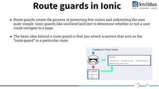 Navigation and Routing in Ionic Apps | PPT