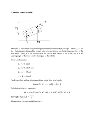 Navigation and Trajectory Control for Autonomous Robot/Vehicle ...