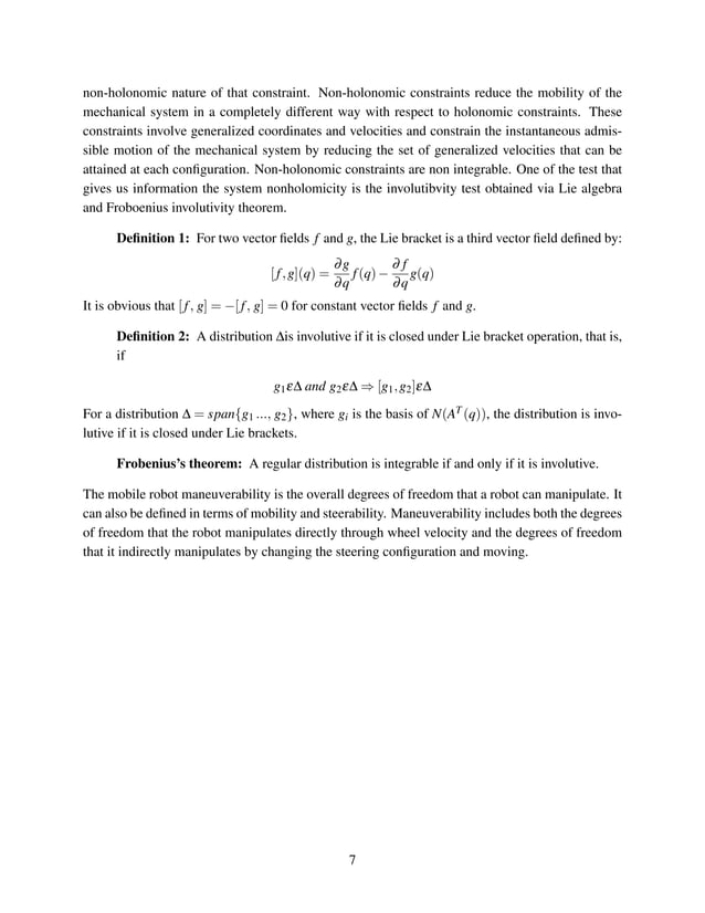 Navigation and Trajectory Control for Autonomous Robot/Vehicle ...