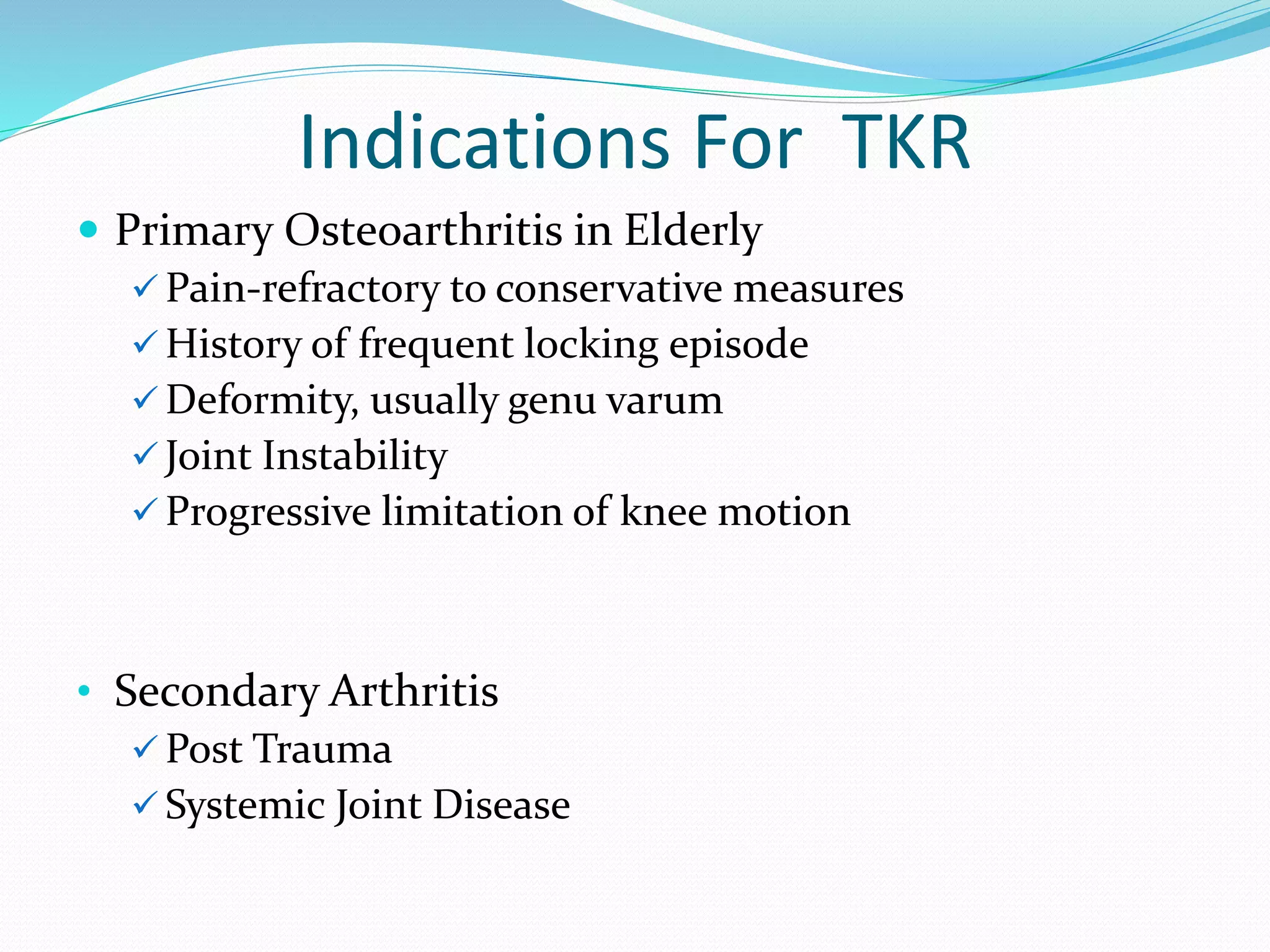 Navigation Assisted Total Knee Replacement | PPTX