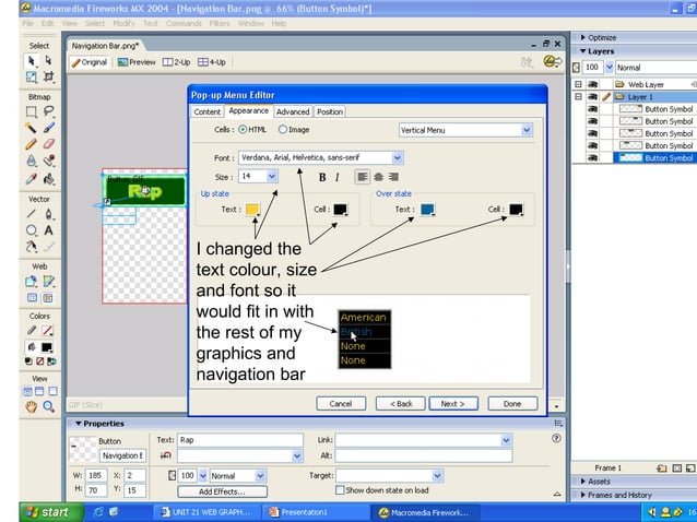 Navigation Bar Print Screen | PPT
