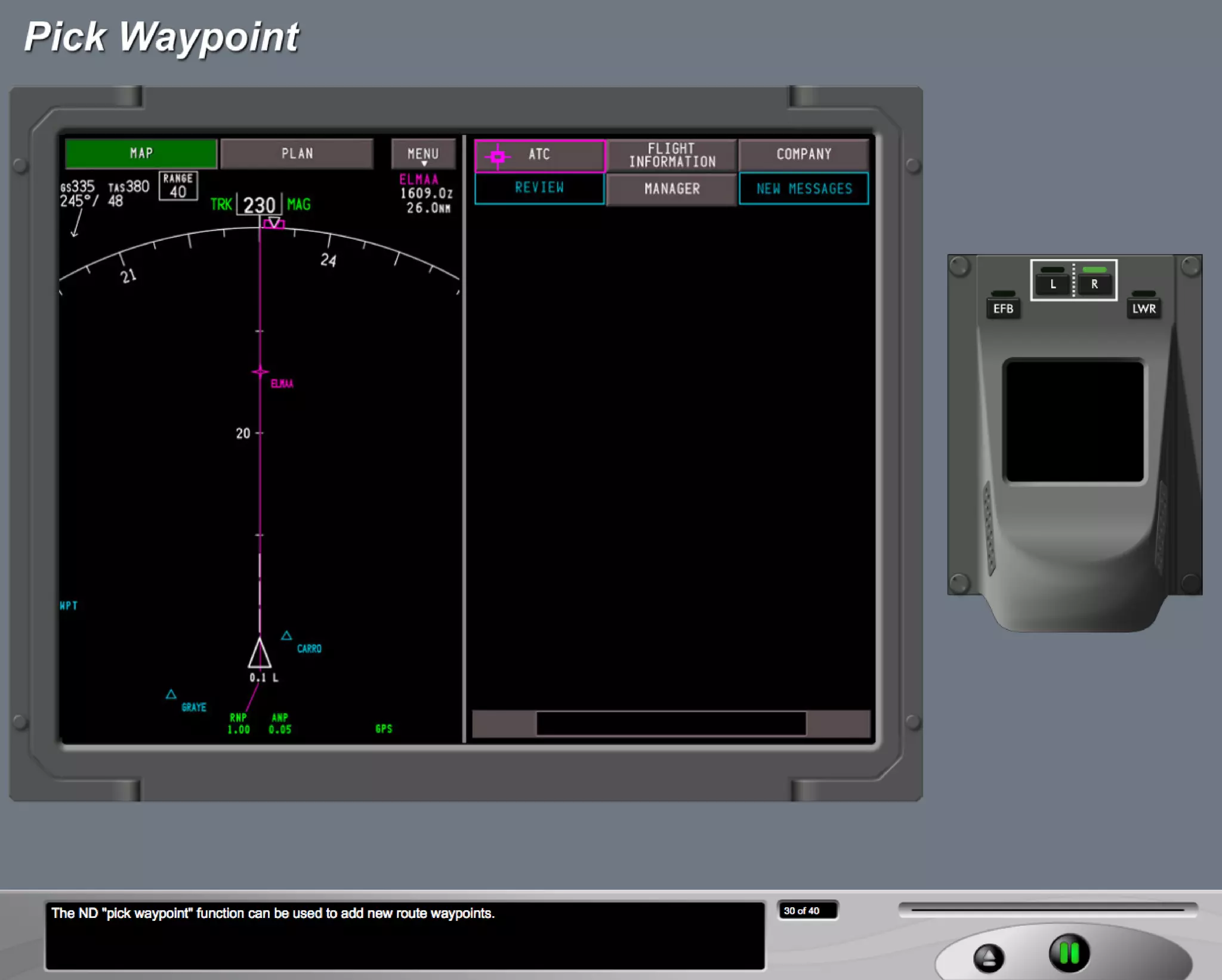 B787 Navigation displays | PDF