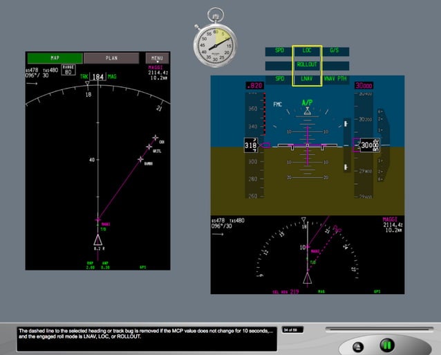 B787 Navigation displays | PDF