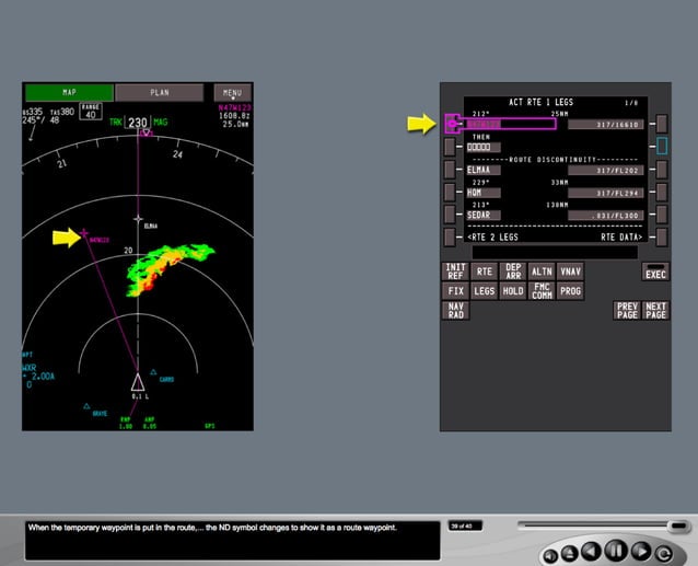 B787 Navigation displays | PDF