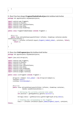 Android Sliding Menu dengan Navigation Drawer | PDF | Operating Systems | Computer Software and ...