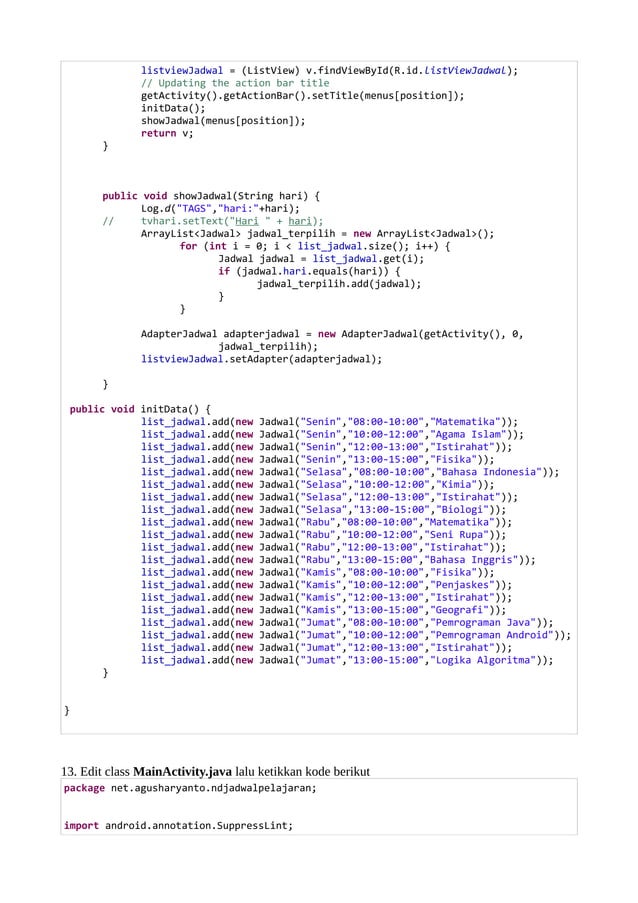 Android Sliding Menu dengan Navigation Drawer | PDF