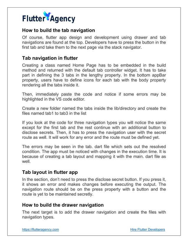 Navigation in flutter – how to add stack, tab, and drawer navigators to ... Navigation in flutter – how to add stack, tab, and drawer navigators to ...