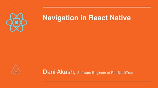 Navigation in React Native | PPT