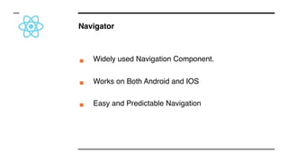 Navigation in React Native | PPT
